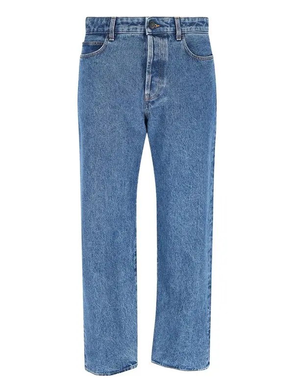 THE ROW Morton Straight Jeans - Blue