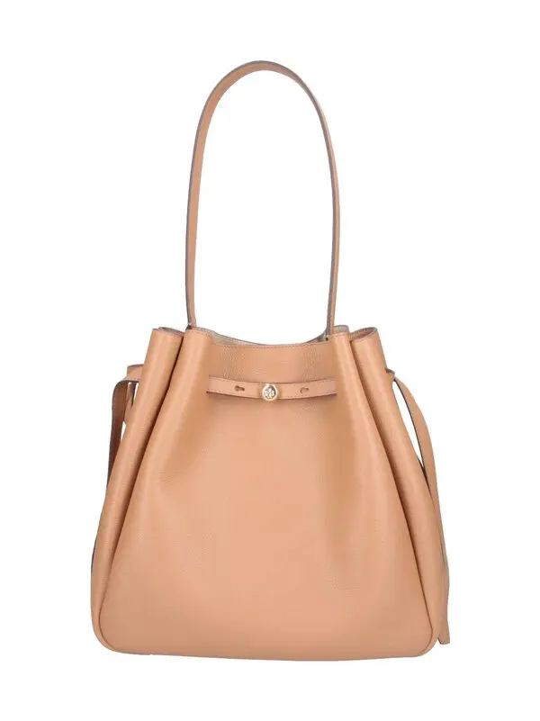 Tory Burch Romy Bucket Bag - Beige
