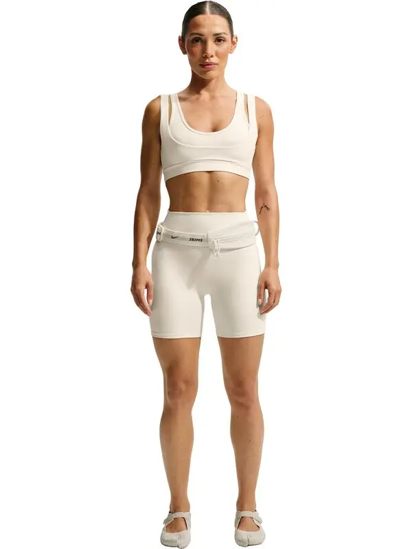 Nike Skims Matte High-waisted 5" Biker Shorts - White