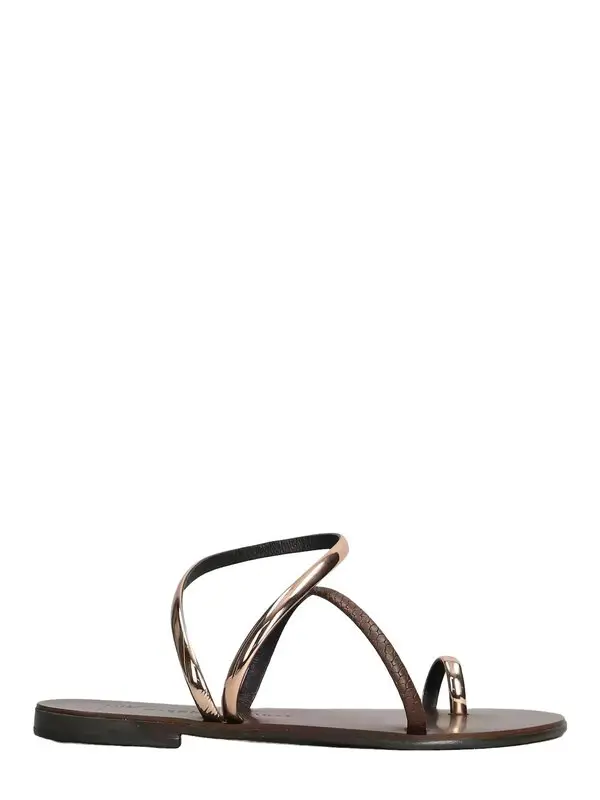 NICOLAS LAINAS Arch Ithaca Flat Sandals - Brown