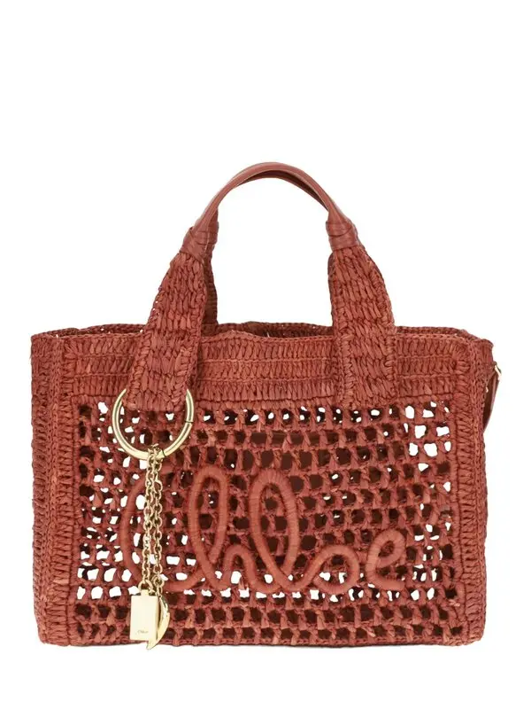 Chloé Small Summer Banana East-west Tote Bag - Red