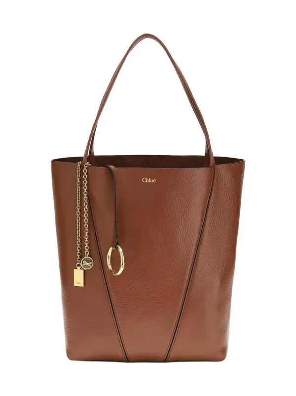 Chloé Spin Shoulder Bag - Brown