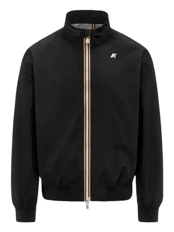 K-WAY Arsene Stretch Dot Bomber Jacket - Black