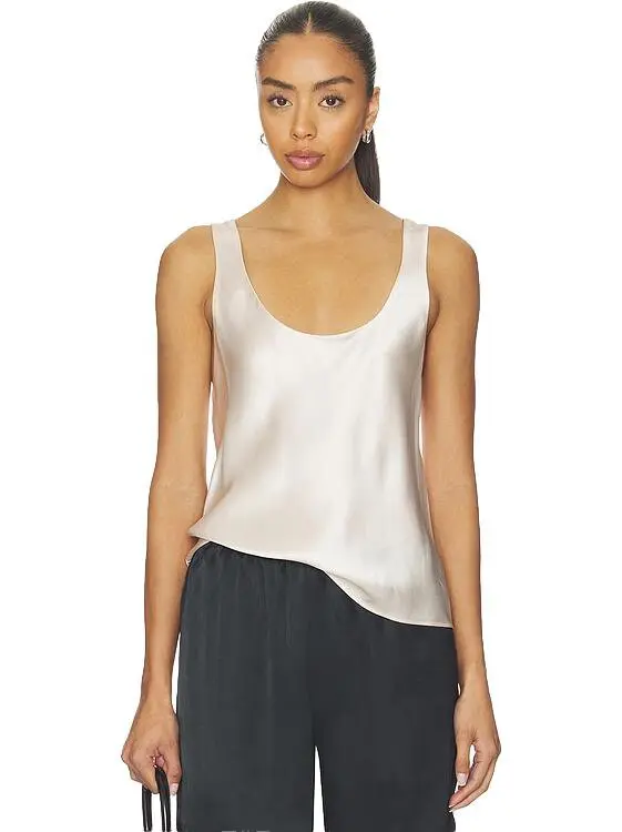 EAVES Nico Silk Tank - Blush