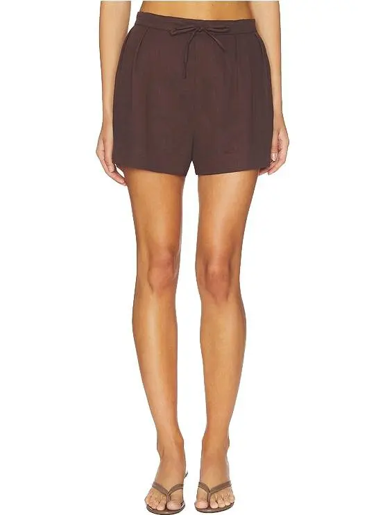 Faithfull The Brand Mesa Short - Chocolate