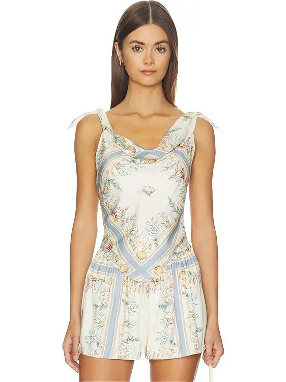 Tularosa Sutton Top - Ivory Multi