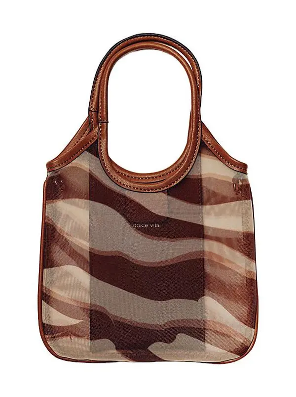 Dolce Vita Sylvene Mesh Satchel - Chocolate