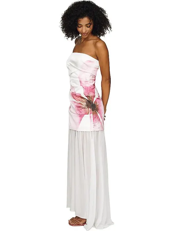 Significant Other Jamila Strapless Maxi Dress - Petal Garden