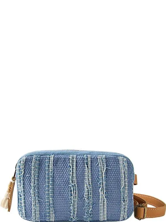 MERCADO GLOBAL Felipa Belt Bag - Blue Rock