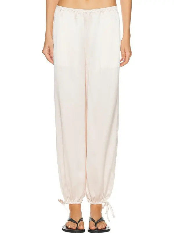EAVES Silk Pant - Blush