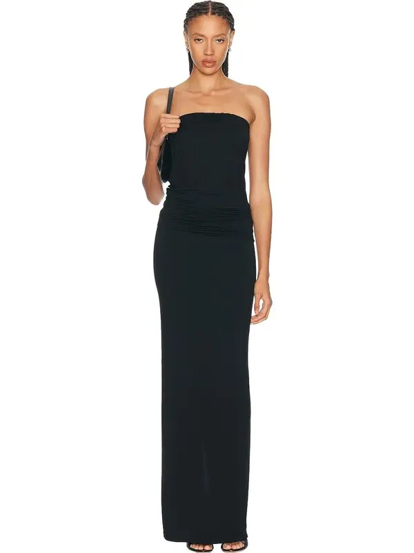 Eterne Twist Maxi Dress - Black