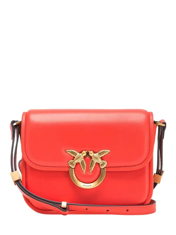 Pinko Love Box Shoulder Bag - Orange
