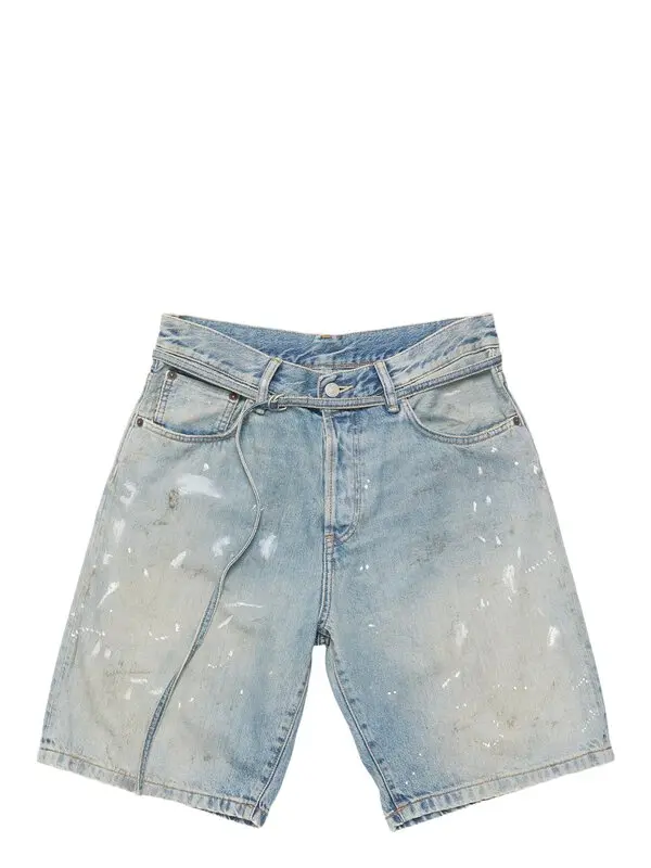 Acne Studios Vintage Straight Shorts - Blue