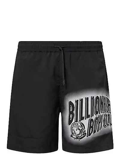 BILLIONAIRE BOYS CLUB Spray Arch Logo Swim Shorts - Black