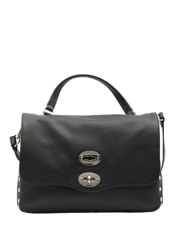 ZANELLATO Logo Shoulder Bag - Black