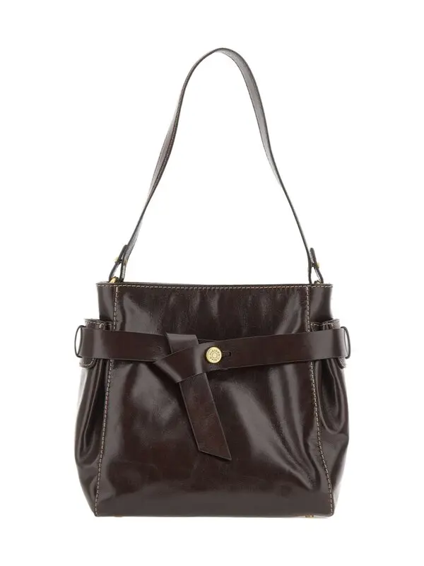 GIANNI CHIARINI Miranda Shoulder Bag - Espresso