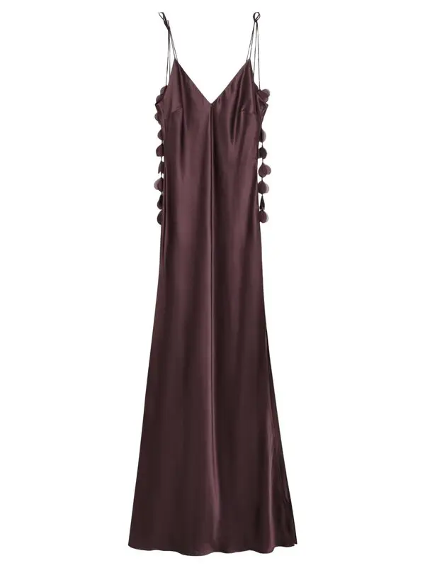 BY MALENE BIRGER Pasquale Silk Maxi Dress - Purple