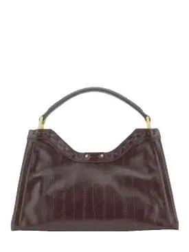 GIANNI CHIARINI Top Handle Shoulder Bag - Brown