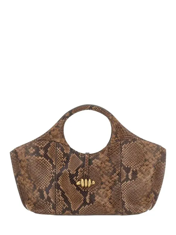 GIANNI CHIARINI Printed Handbag - Brown