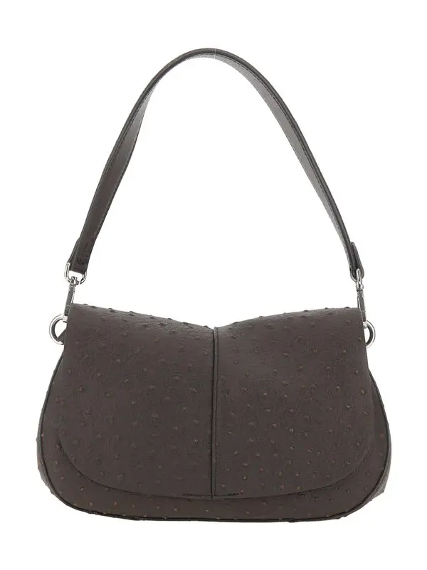 GIANNI CHIARINI Flap Shoulder Bag - Black