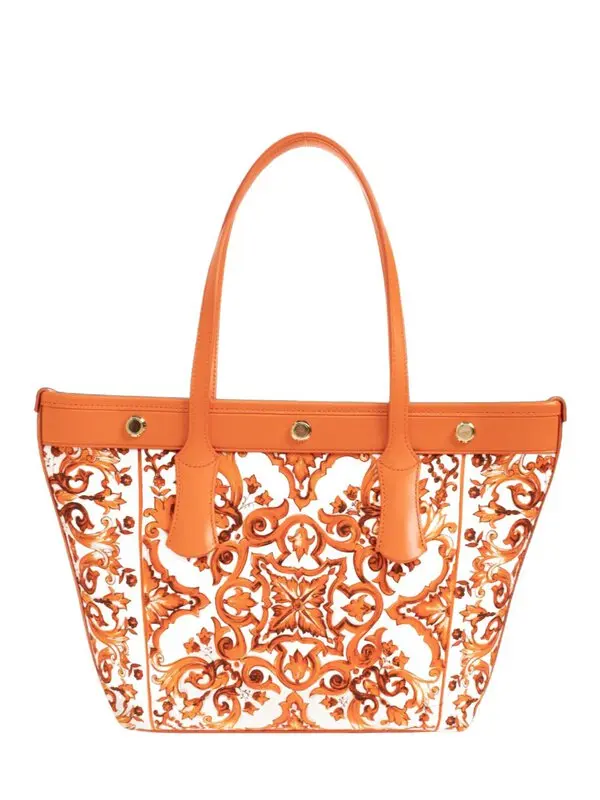 Dolce & Gabbana Patterned Shoulder Bag - Orange