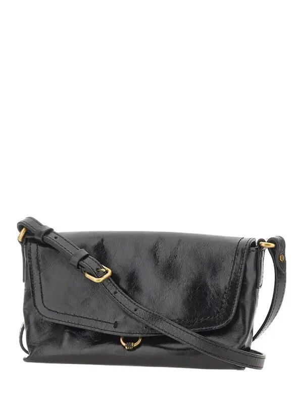 GIANNI CHIARINI Flap Shoulder Bag - Black