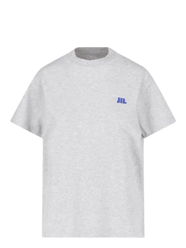 JIL SANDER Logo T-shirt - Grey