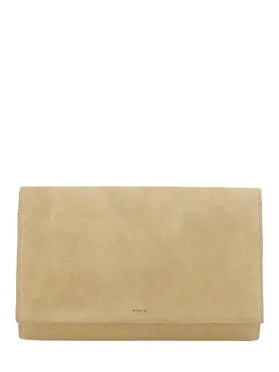 Vince Suede Wallet - Natural