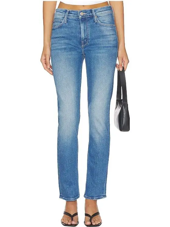 MOTHER The Mid Rise Dazzler Hover Jeans - Blue
