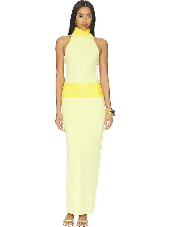 Superdown Sabriana Maxi Gown - Yellow
