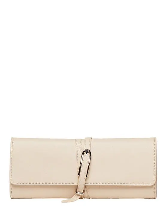LIFFNER Belted Clutch - Cream