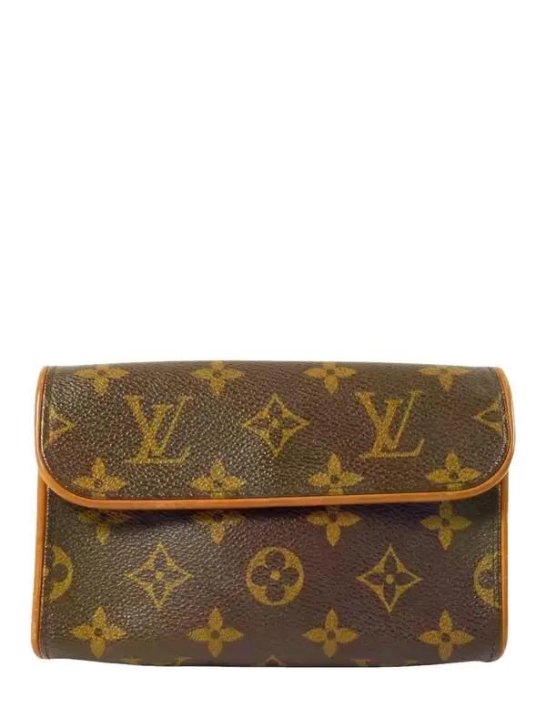 LOUIS VUITTON Monogram Canvas Pochette Florentine Belt Bag - Brown