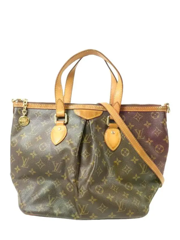 LOUIS VUITTON Palermo Pm Tote Bag - Brown