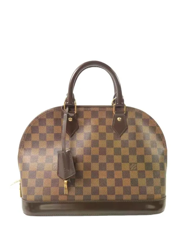 LOUIS VUITTON Alma Pm Damier Ebene Tote Bag - Brown