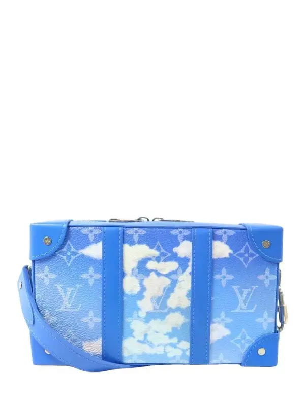 LOUIS VUITTON Monogram Clouds Soft Trunk Shoulder Bag - Blue