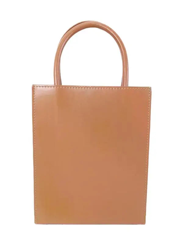 Loewe A5 Leather Tote Bag - Brown