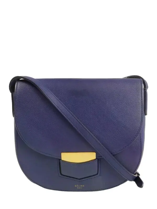 Celine Trotteur Small Shoulder Bag - Blue