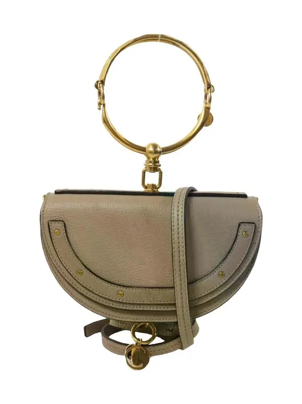 Chloé Nile Minaudière Bracelet Shoulder Bag - Grey