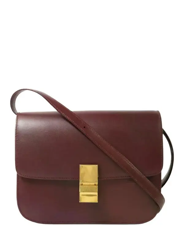Celine Classic Box Shoulder Bag - Red