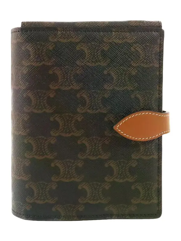 Celine Triomphe Canvas Travel Kit - Brown