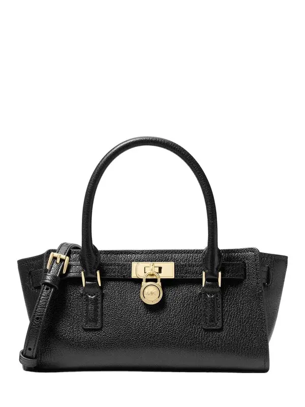 Michael Kors Hamilton Moderne Extra-small Leather Crossbody Bag - Black