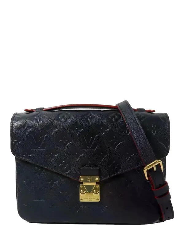 LOUIS VUITTON Empreinte Pochette Metis Monogram Shoulder Bag - Blue