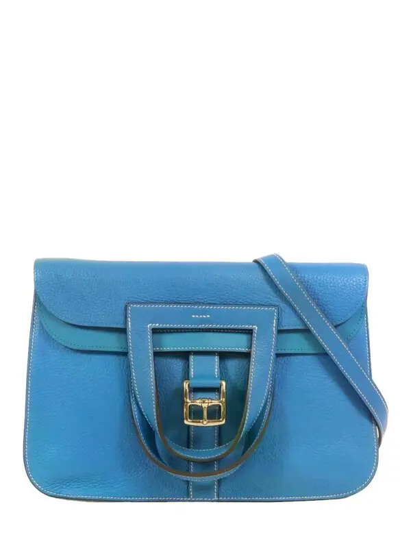 Hermès Halzan Shoulder Bag - Blue