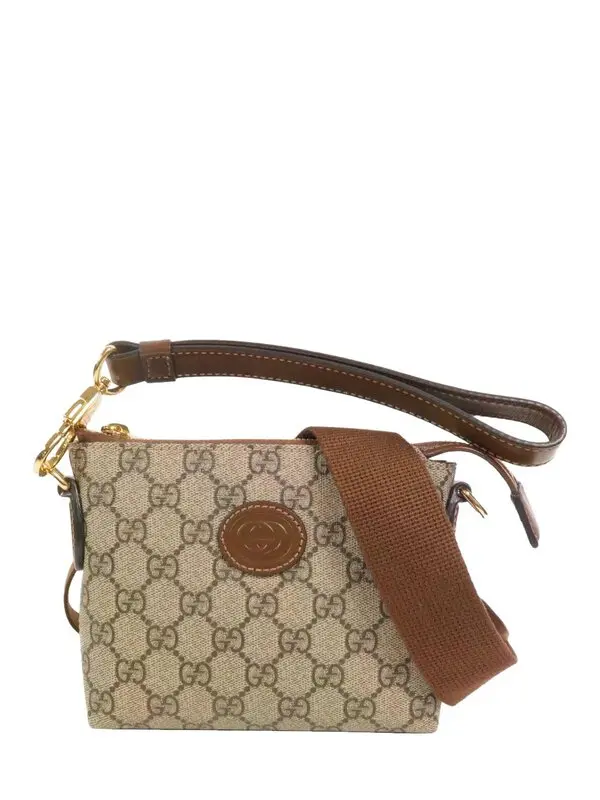 Gucci Interlocking G Messenger Bag - Neutrals