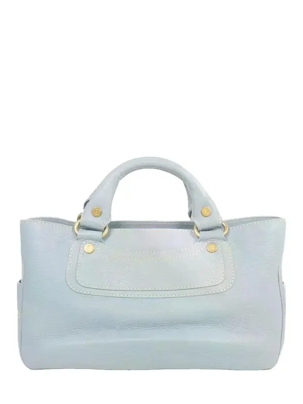 Celine Calfskin Leather Handbag - Blue