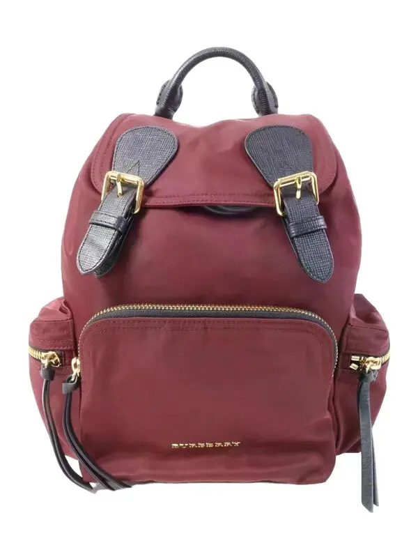 Burberry Buckle-fastening Backpack - Red