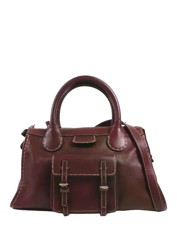 Chloé Edith Leather Handbag - Red