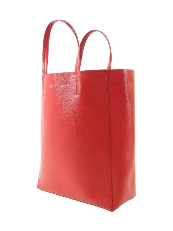 Celine Small Vertical Cabas Tote Bag - Red