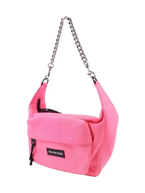 Balenciaga Raver Chain-link Shoulder Bag - Pink