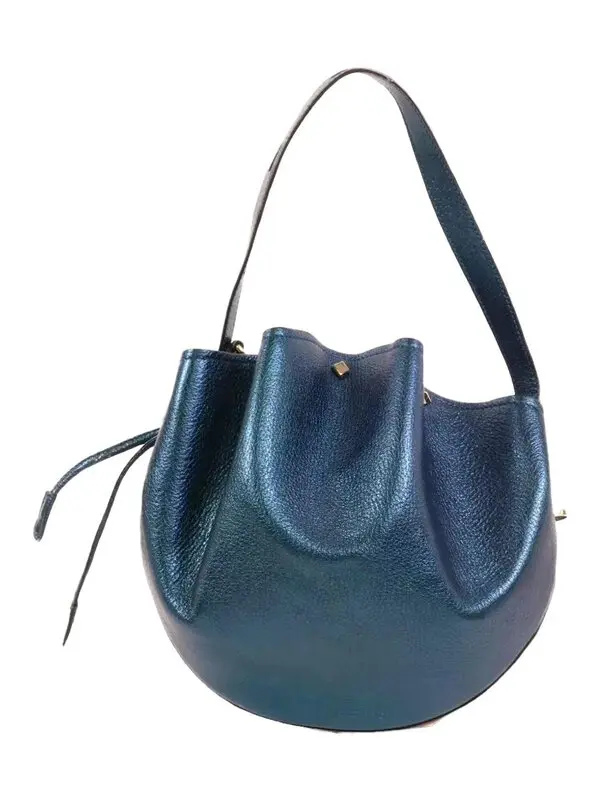 Mcm Studded Two-way Shoulder Bag - Blue